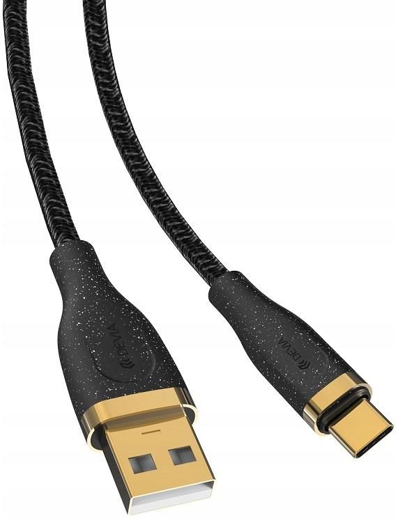 Devia Kabel Star Usb - Usb-C 1,5 M 2,4A Czarny - Opinie i ceny na Ceneo.pl
