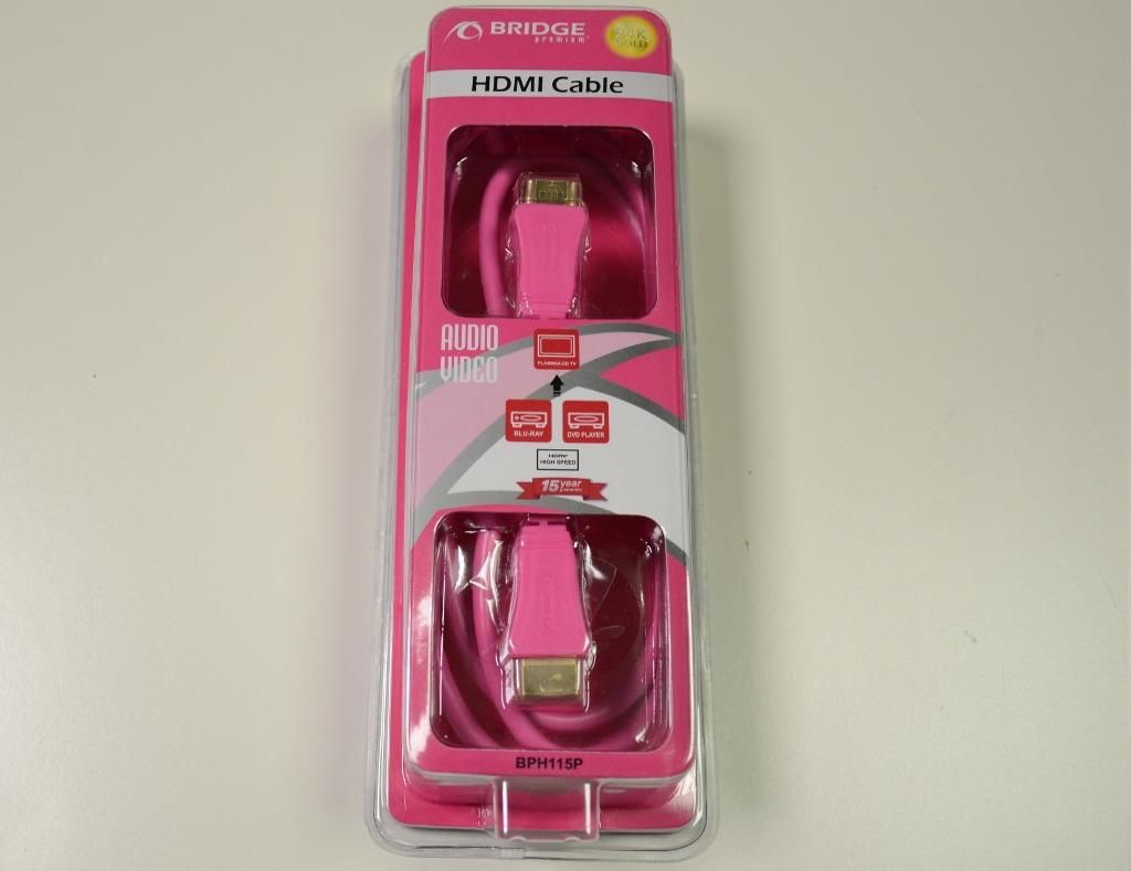 Bridge Connect Kabel Przewód Hdmi Premium Full Hd 1.5M Pink - Opinie i ...
