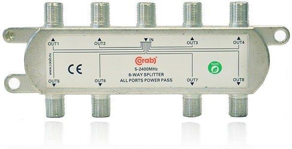 Corab Rozgałęźnik Spliter 5-2400 Mhz 8 Drożny - Opinie i ceny na Ceneo.pl