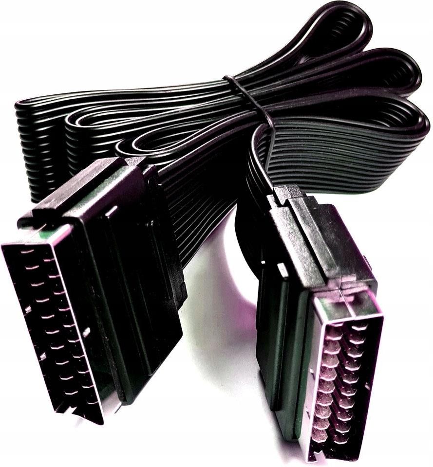 Talvico Przewód Euro Scart 5M Płaski Taśma - Opinie i ceny na Ceneo.pl