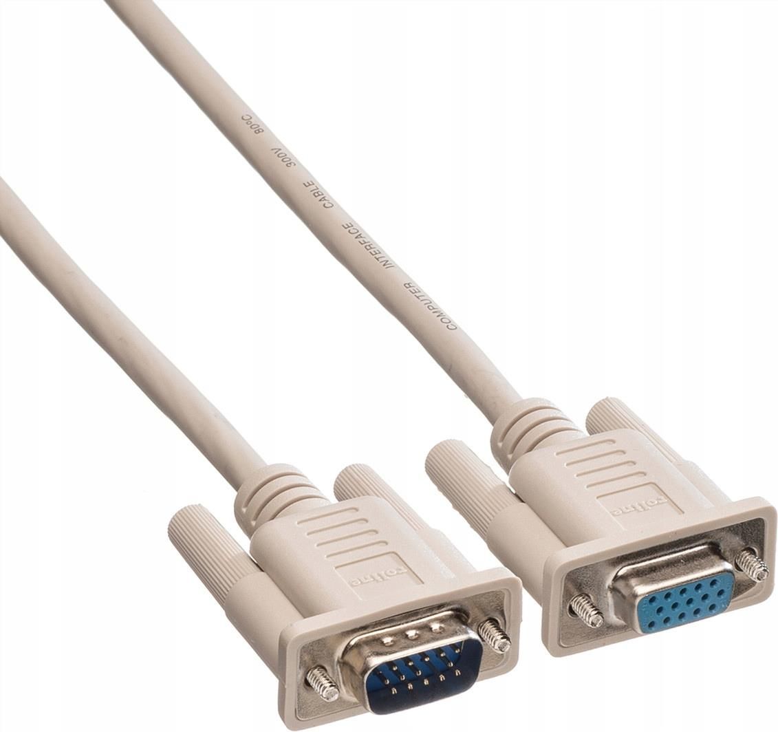 Roline Kabel Przewód Do Monitora Vga Hd15 F/M 3M - Opinie i ceny na ...