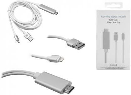 Lamex Kabel Iphone Mhl Hdmi/Lightning+Usb, 2M, Hq. Lxmhl11 - Opinie i ...