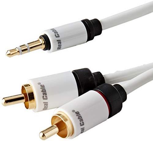 Real Cable 2 X Rca M/3,5 Mm M, 1,5 M - Kabel Audio (1,5 M, 3,5 Mm ...