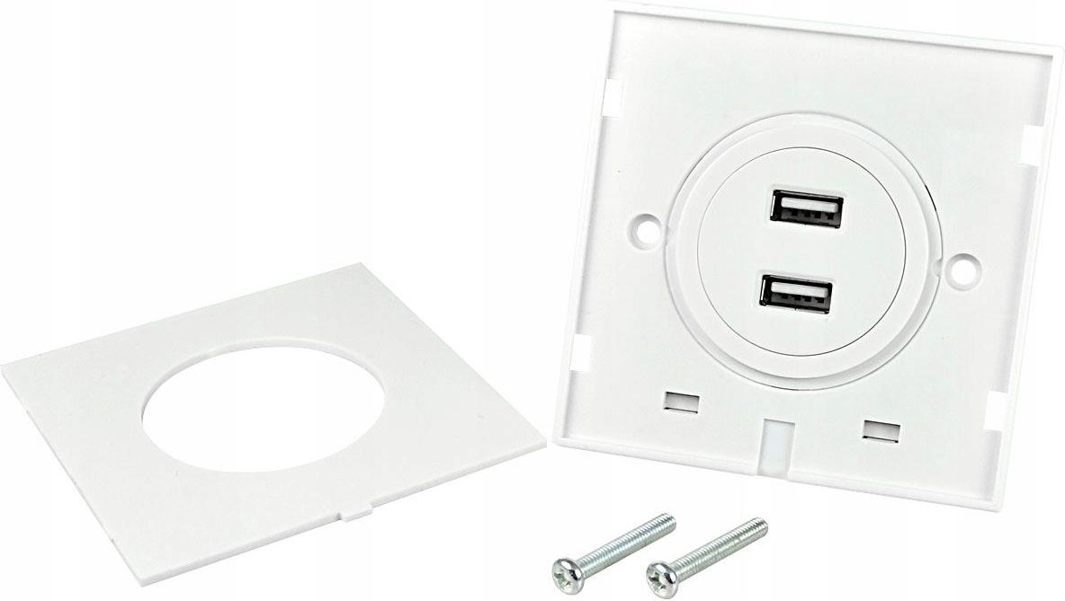 Kontakt Uniwersalny 2 Usb Ścienny Ac 100-240V - Opinie i ceny na Ceneo.pl