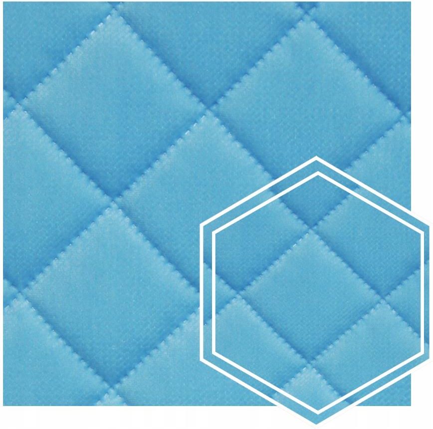 Kamtex Tkanina Velvet Pikowany watolinie Jasno Niebieski 13329377098 - Ceny i opinie - Ceneo.pl