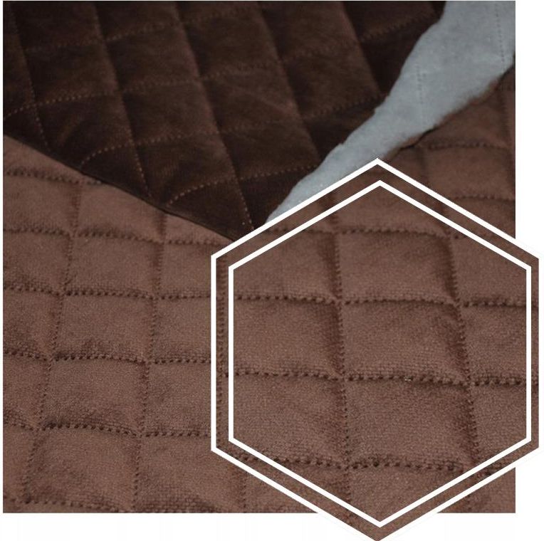 Kamtex Tkanina Velvet Pikowany na watolinie Czekoladowy 13329136848 - Ceny i opinie - Ceneo.pl