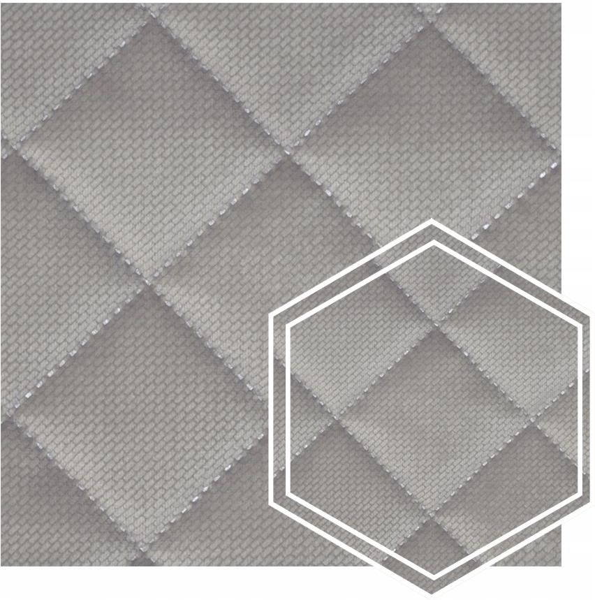 Kamtex Tkanina Velvet Pikowany na watolinie Jasno Szary 13329361441 - Ceny i opinie - Ceneo.pl