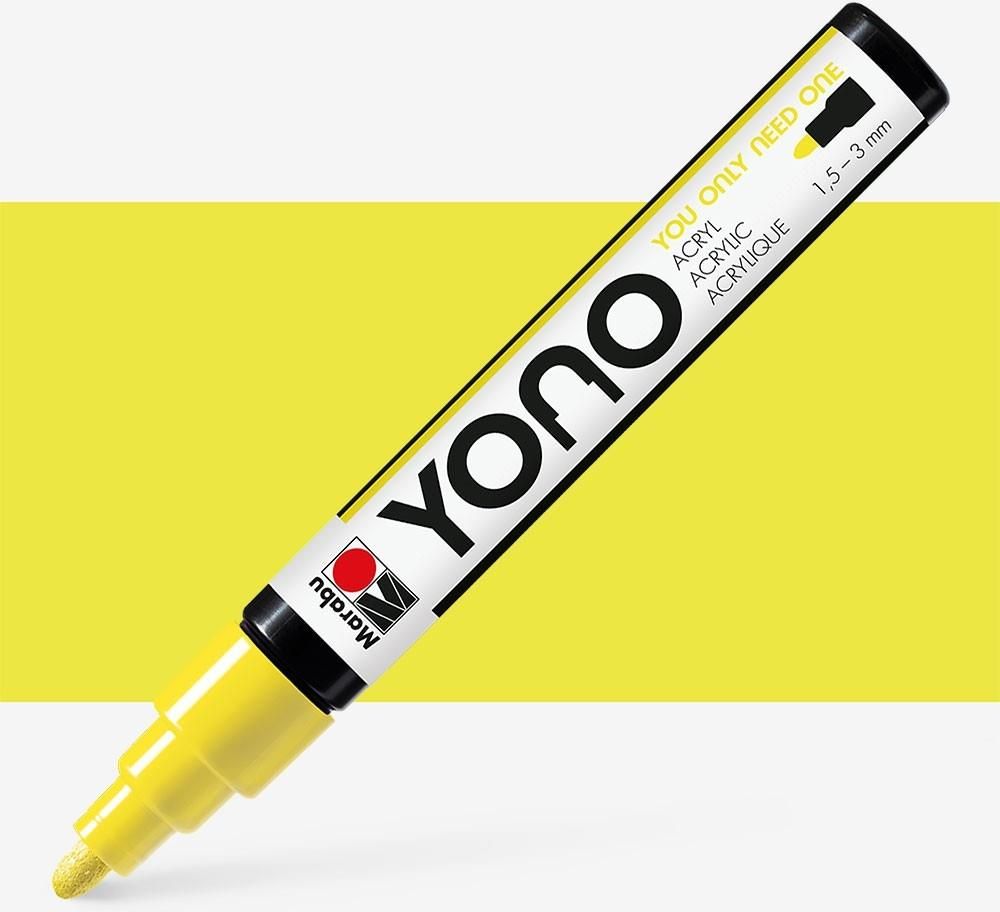 Yono Marker 1,5-3mm 321 Neon yellow Akrylowy 13089986645 - Ceny i ...