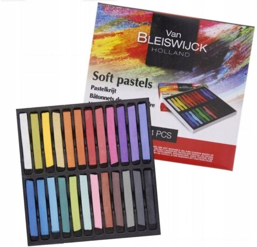 Pastele miękkie suche zestaw 24szt. 13123182476 - Ceny i opinie - Ceneo.pl