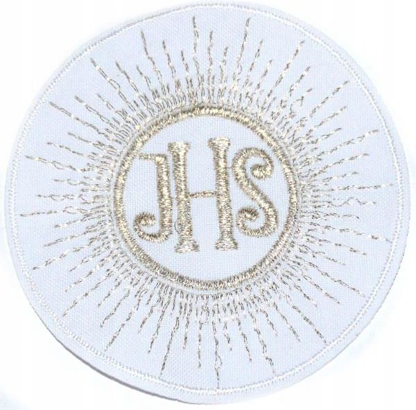 Hostia Ihs haft naszywka 1szt. alba Komunia aplikac 13143748186 - Ceny ...