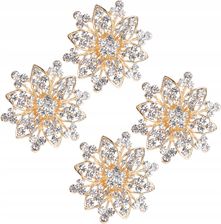 4szt. Hollow Crystal Flower Shape Klamra Torby 13325905620 - Ceny i ...
