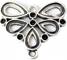 Passionroom Pl 312126 Łącznik Z Miejscami Na Cyrkonie 22/20Mm ...