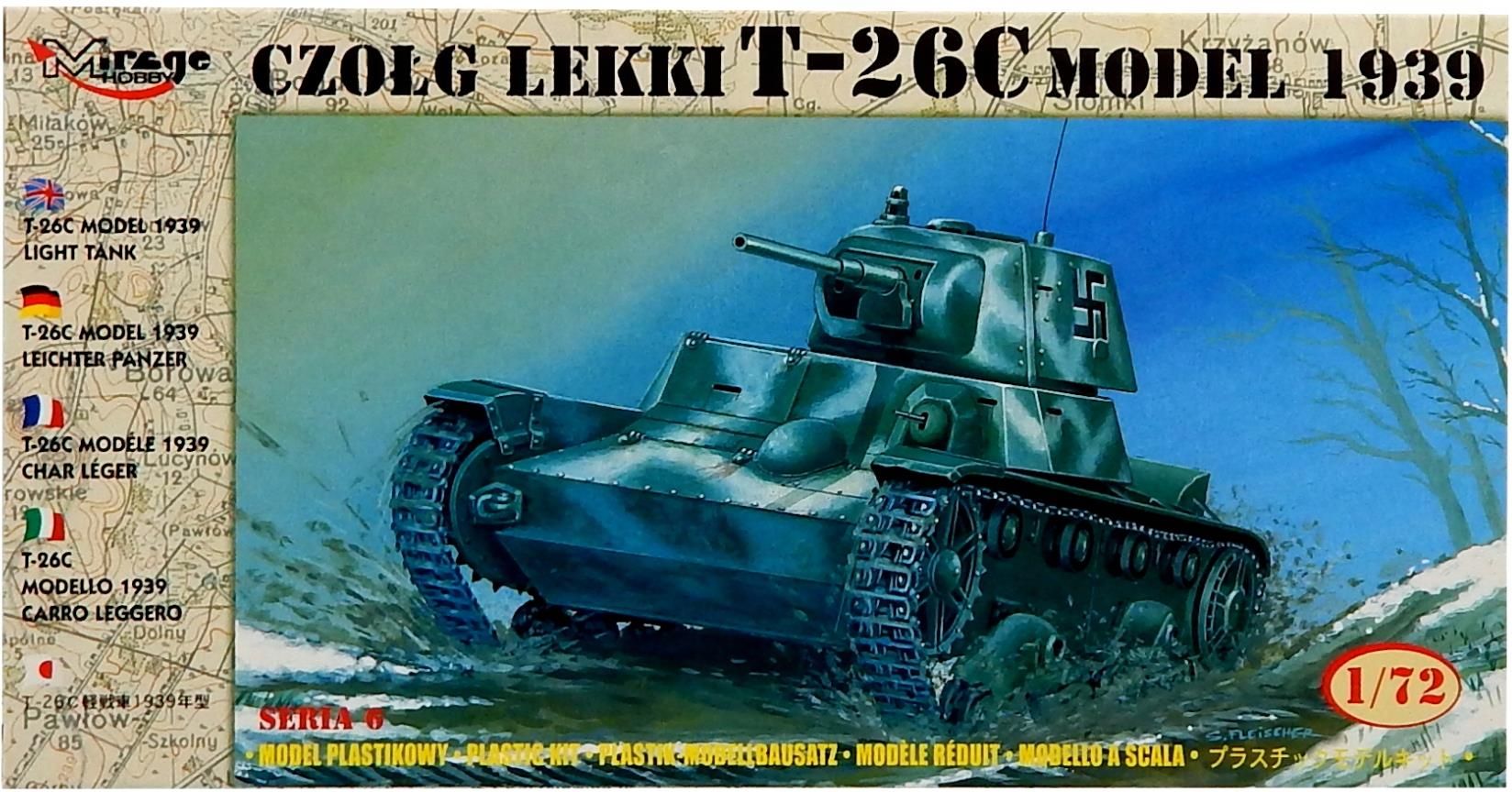 Mirage Hobby B242 Model do sklejania czołg lekki T-26C 13223885738 ...