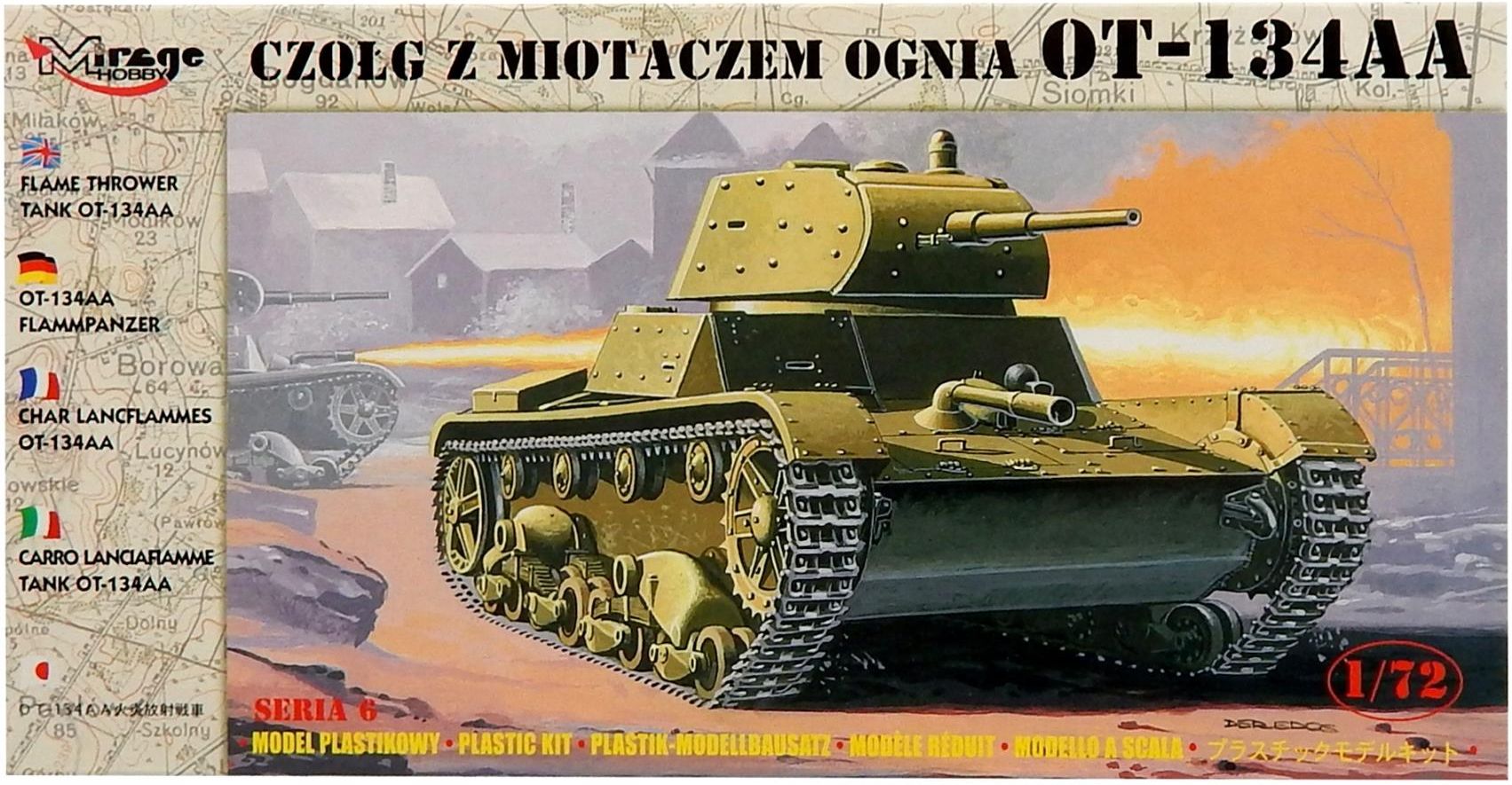 Mirage Hobby B247 Model Do Sklejania Czołg Z Miotaczem Ot-134Aa ...