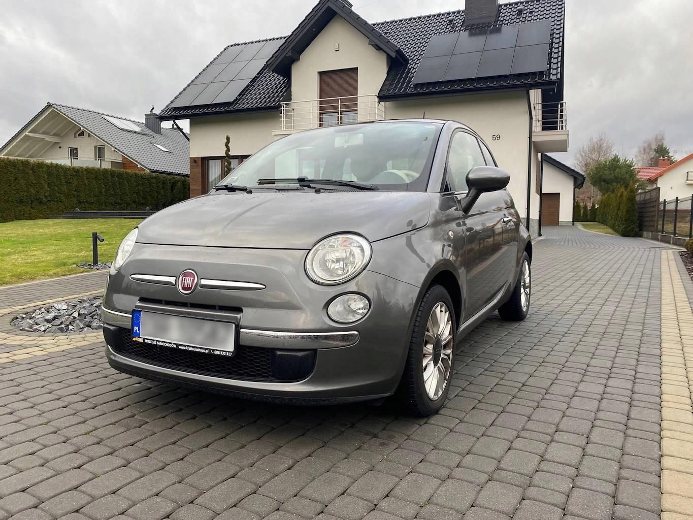 Fiat 500 LOUNGE, szklany dach, KLIMATRONIK - Opinie i ceny na Ceneo.pl