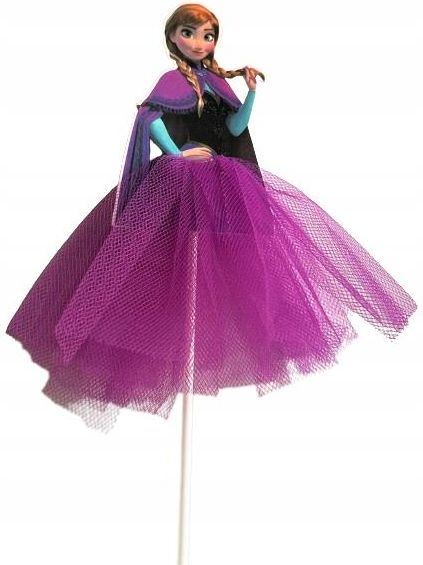 Topper Tort Anna Elsa Frozen Kraina Lodu 13302249501 - Ceny i opinie ...