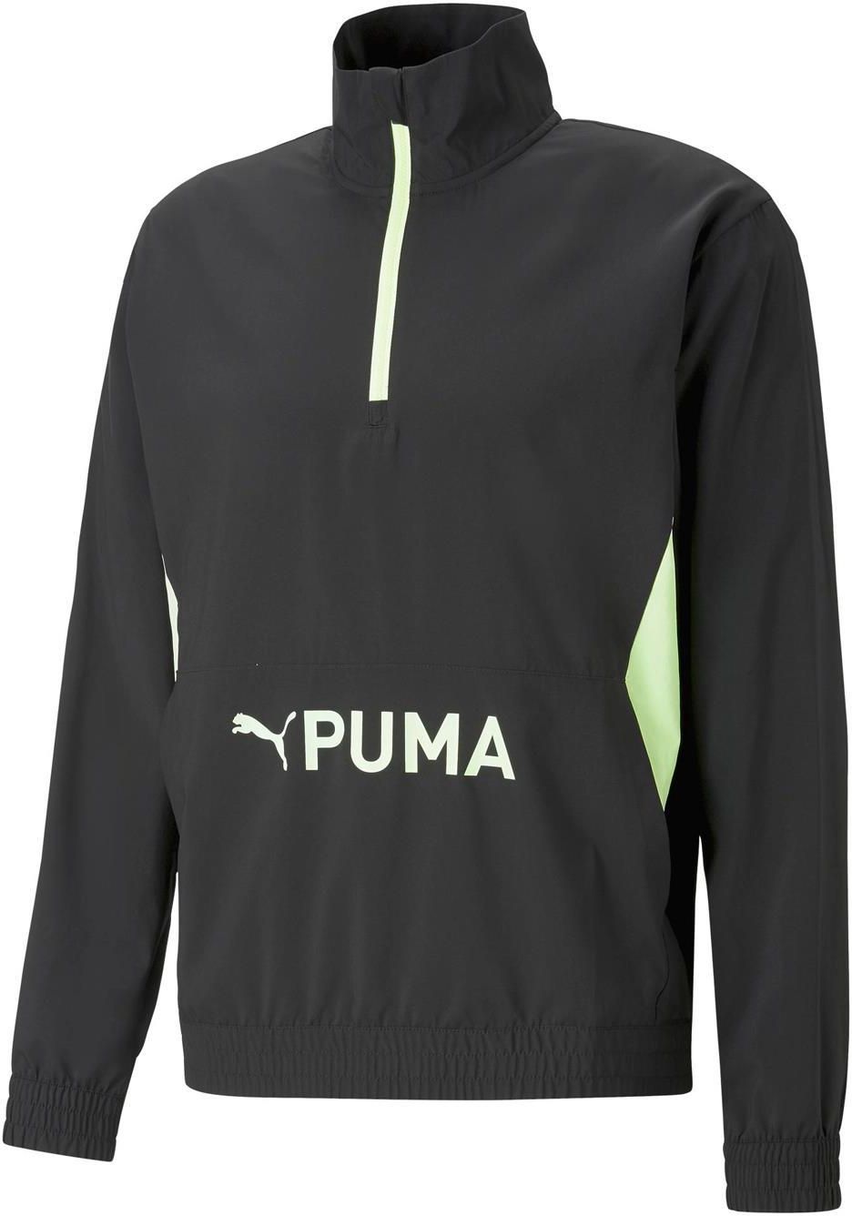 Męska Kurtka Puma Puma Fit Heritage Woven 1/2 Zip 52310651 – Czarny ...