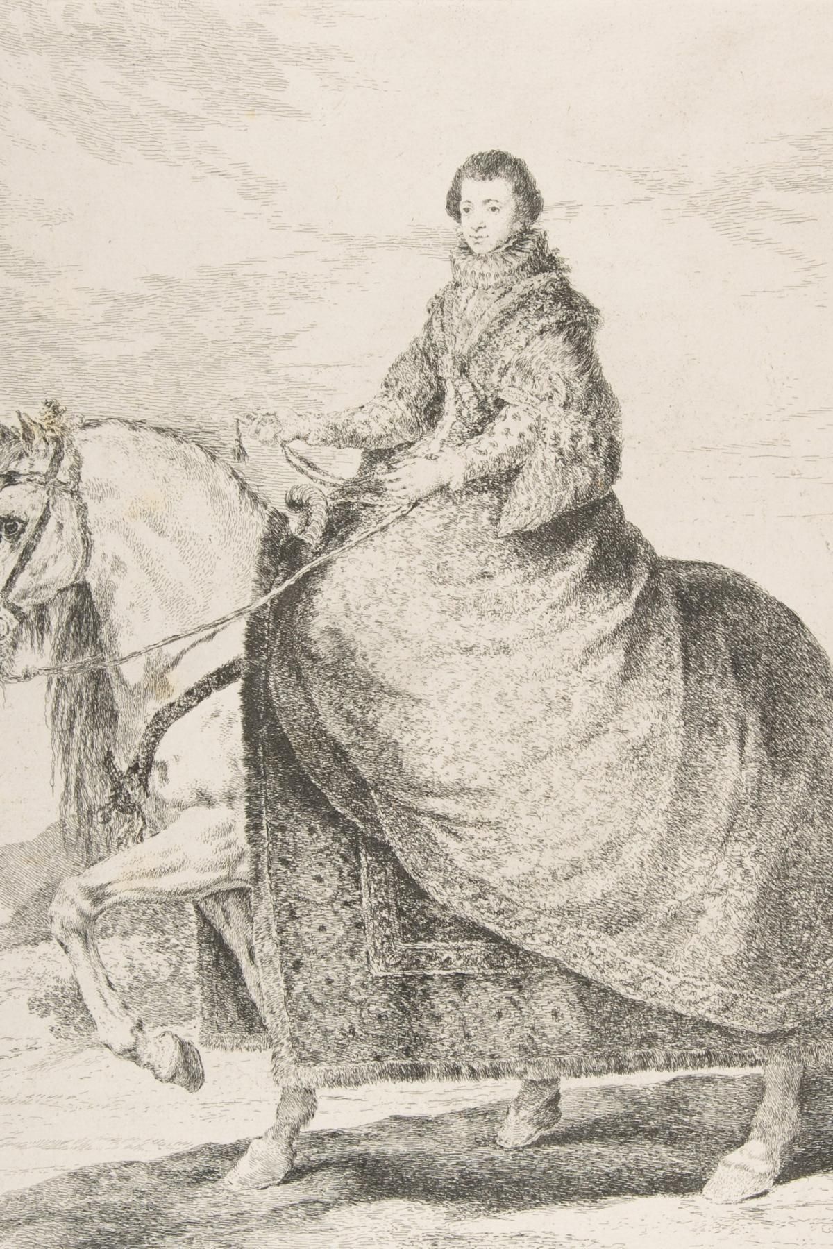 Zakito Posters Plakat 30x45 Isabel de Bourbon na koniu według ...