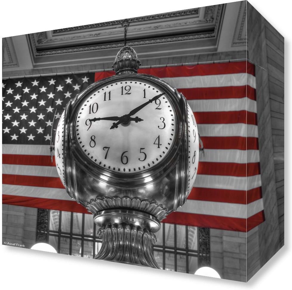 Zakito Posters Obraz 20x20cm Emblematyczny zegar w głównej hali Grand ...