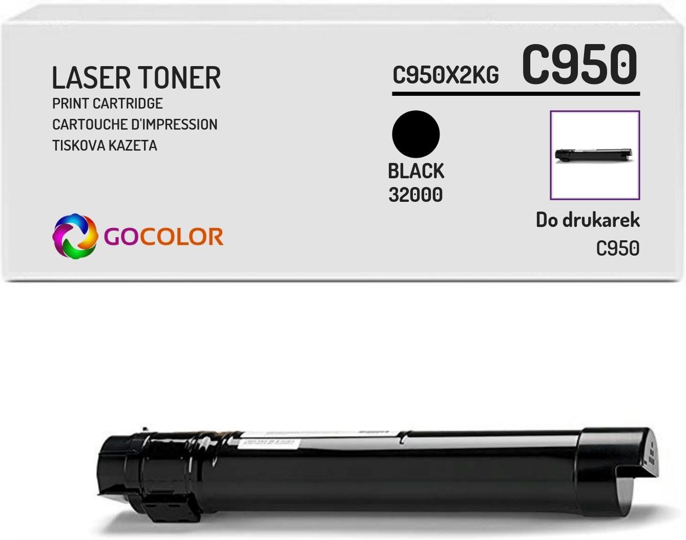 Gocolor do Lexmark C950 C950X2KG Black (ELE805) - Opinie i ceny na Ceneo.pl