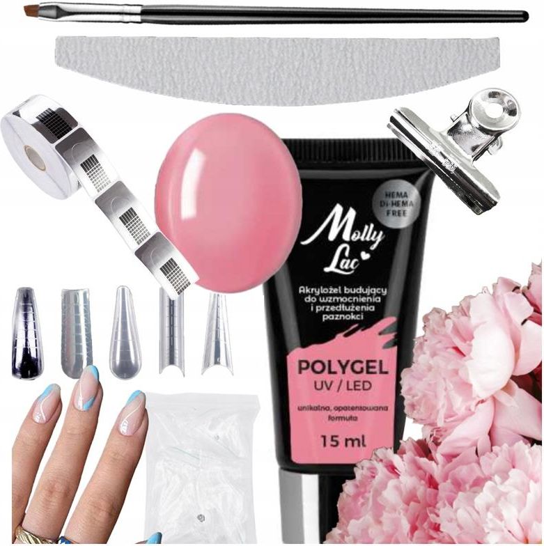 Molly Lac Zestaw Akrylożel Poly Gel 15G Dual Form - Opinie i ceny na ...