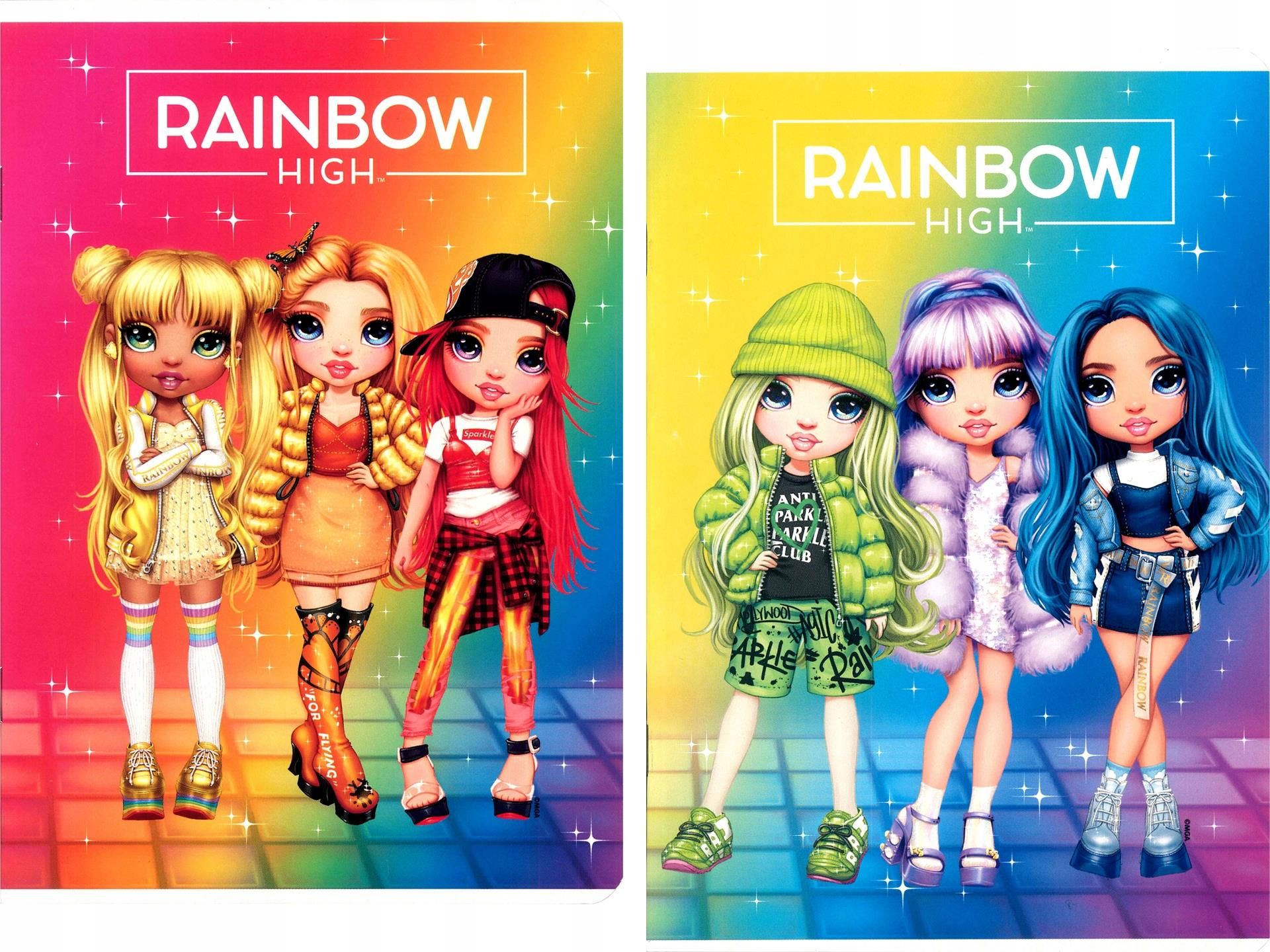 Astra Zeszyt Rainbow High A5 16K Linia Dwukolorowa - Ceny i opinie ...