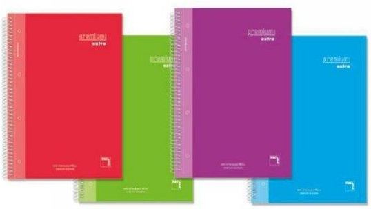 Pacsa Notatnik Premium Extra Wielokolorowy 80 Kartki Din A4 4szt ...