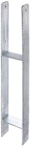 Gah-Alberts 208417 Wspornik Słupa H, Ocynkowany Ogniowo, Wysokość ...