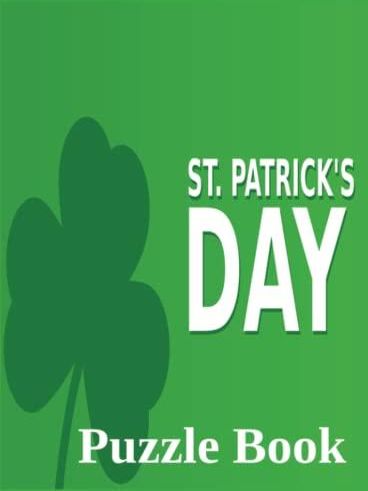 ST PATRICKS DAY PUZZLE BOOK, ST PATTY'S DAY BOOK, PUZZLE BOOK ...