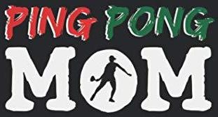 Ping Pong Mom: Notebook A5 Size, 6x9 inches, 120 lined Pages, Mom Mother Mothers Ping Pong Ping ...