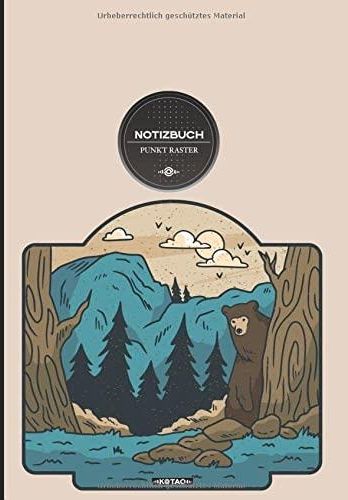 KOTAO Notizbuch Punkt Raster DIN A4 #246 Wilderness: (150 Seiten, 90g ...