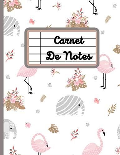 Carnet de Notes: Flaman Rose , Carnet de notes ligné , Taille 21,59cm x ...