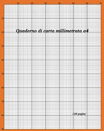 Quaderno di carta millimetrata a4: Quaderno di carta millimetrata a4 ...