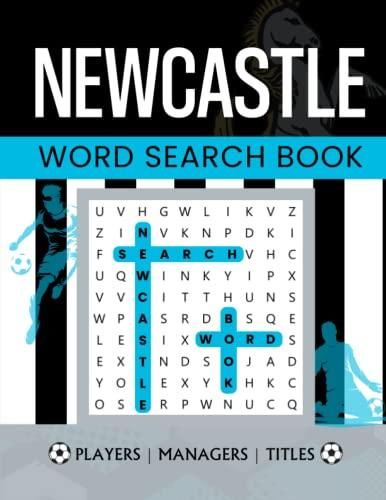 Newcastle word search book. Great Newcastle utd. gifts for men, adults ...