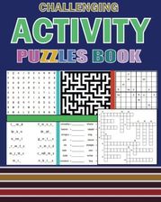 Challenging Activity Puzzles Book: Fun and Educational Large Print ...