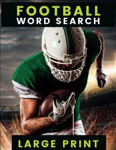 American Football Word Search: Large Print Football Word Search Puzzle ...