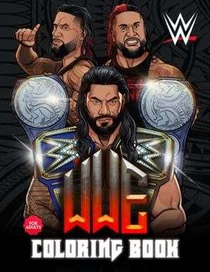 coloring book wwe