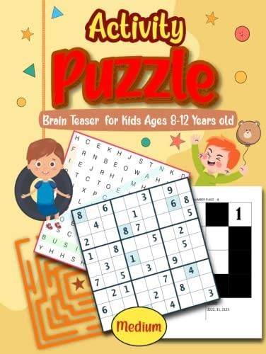 Medium Activity Puzzle Brain Teaser for Kids Ages 8-12 Years old: Fun ...