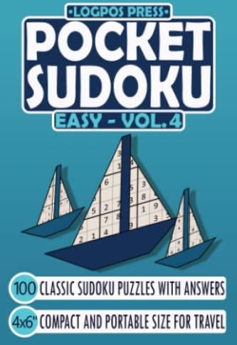 Pocket Sudoku for Adults: 100 Classic Sudoku Puzzles with Solutions ...