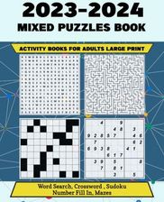 2023-2024 mixed puzzle book for adults large print (Activity Books for Adults): Best selection ...