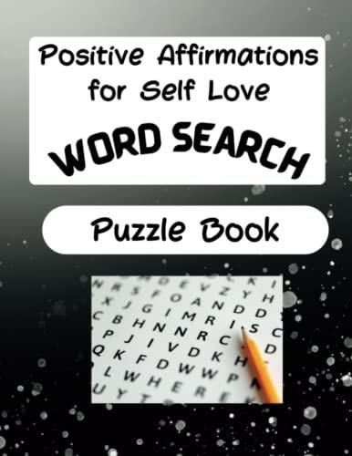 Positive affirmations of Self Love Word Search Puzzle Book - Literatura ...