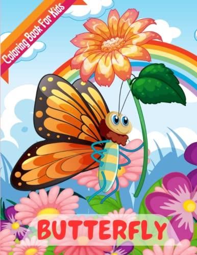 Butterfly Coloring Book For Kids: Butterfly Children Coloring Book for ...