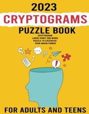 2023 Cryptograms Puzzle Book For Adults And Teens.: Improve Memory ...