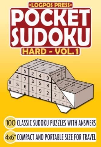 Pocket Sudoku for Adults: 100 Classic Sudoku Puzzles with Solutions ...