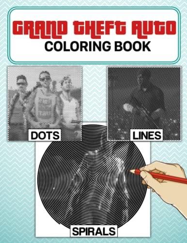 Dots Lines Spirals Coloring Book For Adults: Exclusive Illustrations ...
