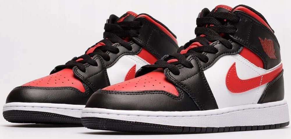 Nike Air Jordan 1 Mid Gs Fire Red 39 - Ceny i opinie - Ceneo.pl
