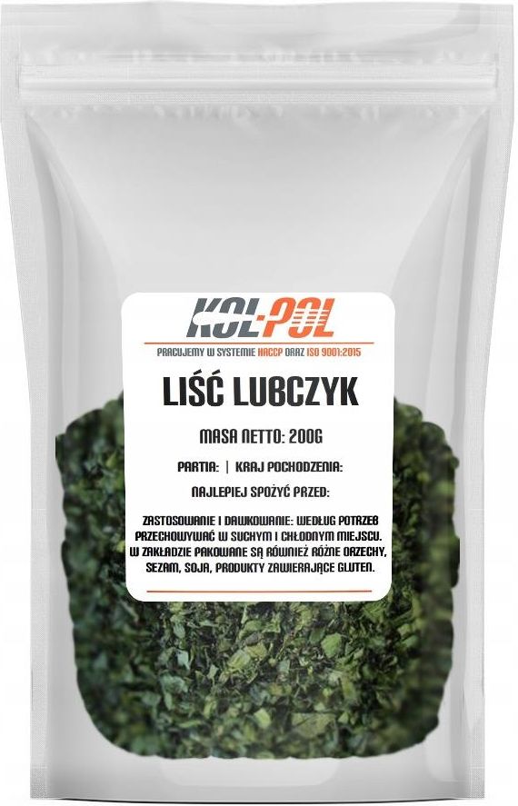 Kol-Pol Liść Lubczyku 200g - Ceny i opinie - Ceneo.pl