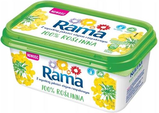 Rama Margaryna 100% Roślinna 400g - Ceny i opinie - Ceneo.pl