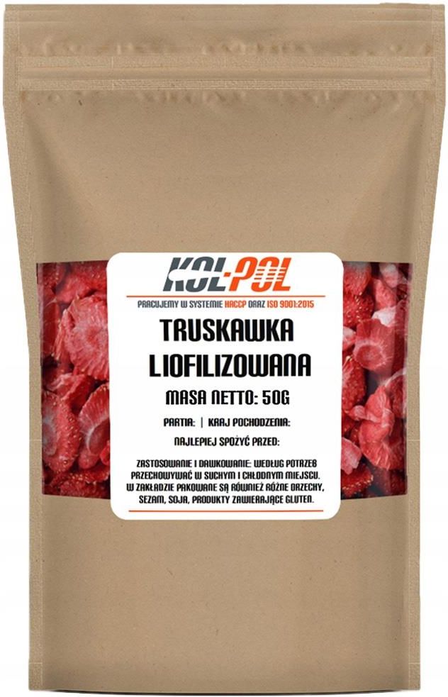 Kol Pol Truskawki Liofilizowane 50g - Ceny i opinie - Ceneo.pl