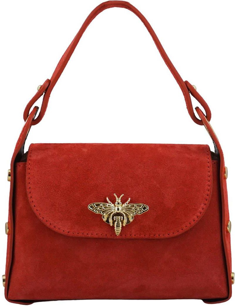 Zamszowe torebki wizytowe - Czerwone jasne - Ceny i opinie - Ceneo.pl